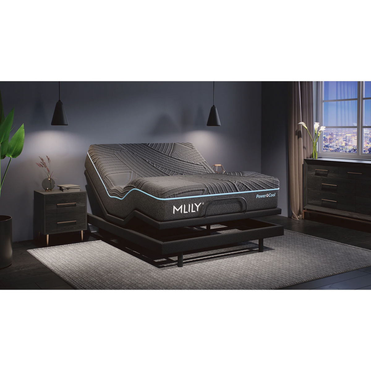 Electric Adjustable Bed with Mattress — Gafer Furniture