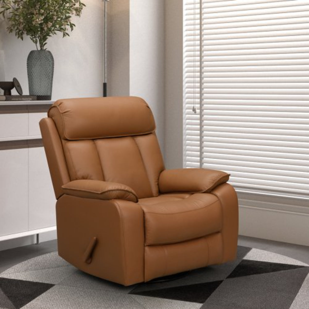 Barcalounger Mac Swivel Glider Recliner — Gafer Furniture